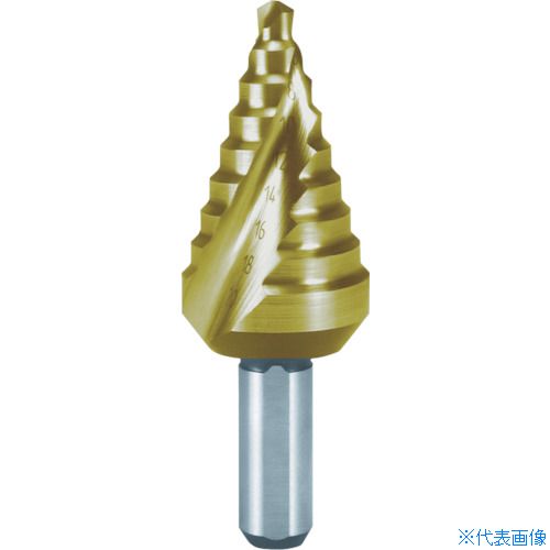オレンジブック トラスコ中山　TRUSCORUKO 2枚刃スパイラルステップドリル 20mm チタン 短尺 〔品番:101062T〕[ 注番:4863615]特長●チタンコーティングにより耐熱性が高く、多様なワーク材質に対応可能です。●ノン...