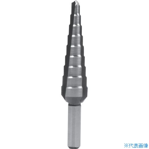 オレンジブック トラスコ中山　TRUSCORUKO 3枚刃ステップドリル 12mm ハイス 〔品番:1013509〕[ 注番:4863721]特長●3枚刃仕様により、負荷なく、ビビりのない安定した穴あけが可能です。用途●被削材:鉄板（強度9...