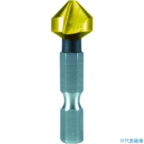 オレンジブック トラスコ中山　TRUSCORUKO 六角軸カウンターシンク 20.5mm チタン 〔品番:102318T〕[ 注番:4863895]特長●六角軸（6.35mm)のチャックに素早く着脱できます。●バリやビビリを最小限に抑えます...