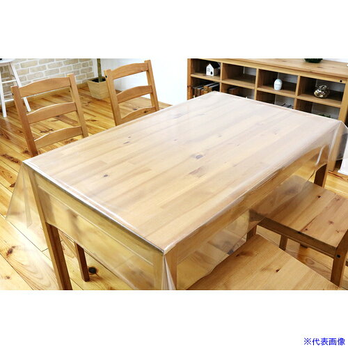 オレンジブック トラスコ中山　TRUSCO明和 透明テーブルカバー 120cm×200cm×0.3mm厚 〔品番:SKT1220〕[ 注番:4864512]特長●透明なので、テーブルの雰囲気をそのまま使用いただけます。●キズ汚れ防止に役立ち...