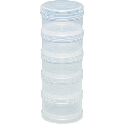 オレンジブック トラスコ中山　TRUSCORING STAR だるまるくんDK−63クリア 〔品番:DK63C〕[ 注番:4872673]特長●本体5個とフタ1枚がセットになっています。●フタ、本体共、握り易い形状となっております。●継ぎ目...