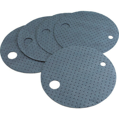 オレンジブック トラスコ中山　TRUSCOTRUSCO ドラム缶用吸収シート(5枚入) 〔品番:TDC550〕[ 注番:4886411]特長●200L用のドラム缶にフィットするようにカットされています。●給油ポンプなどの油の垂れ落ちを素早く...