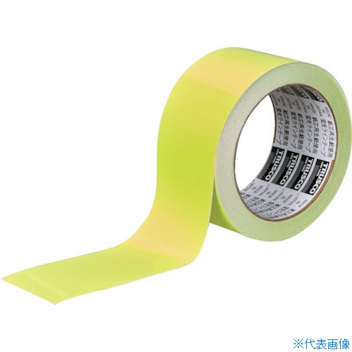 オレンジブック トラスコ中山　TRUSCOTRUSCO 蛍光ラインテープ50mmx10m イエロー 〔品番:TLK5010Y〕[ 注番:4887069]特長●鮮やかな蛍光色のラインテープです。●照明によって蛍光を発し鮮明に見えるため、強い注...