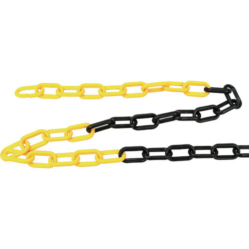 オレンジブック トラスコ中山　TRUSCOTRUSCO プラチェーン 黄/黒 8MMX2M 〔品番:TPCB82YB〕[ 注番:4888766]特長●短尺タイプのプラスチックチェーンです。●別売のチェーンジョイントを用いることで延長も可能で...