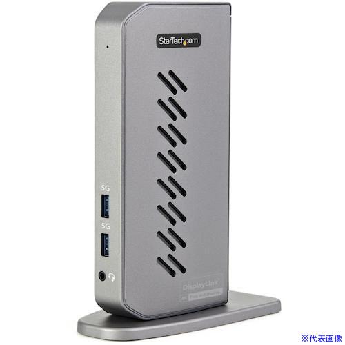 オレンジブック トラスコ中山　TRUSCOスターテック ドック/USB-A＆C/2画面/4K60Hz HDMI DP/6x USB/LAN/AUX/縦型 〔品番:DK30A2DHU〕[ 注番:4892528]特長●USB-CとUSB-Aのハ...