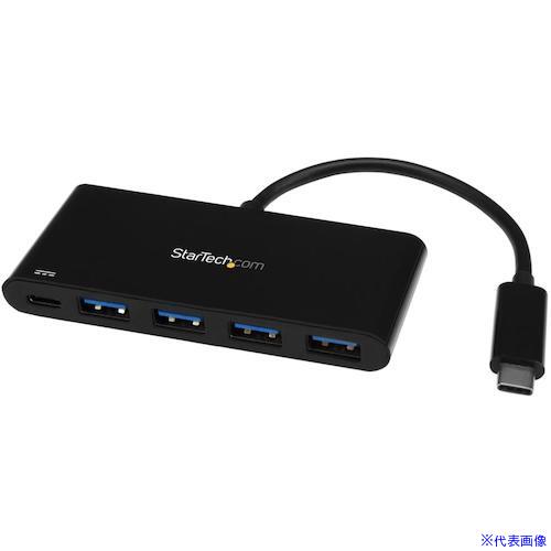 オレンジブック トラスコ中山　TRUSCOStarTech USBハブ/USB 3.0/USB−C − 4x USB−A/60W PD/TB3互換/ブラック 〔品番:HB30C4AFPD〕[ 注番:4892546]特長●USB-Cポート搭載...