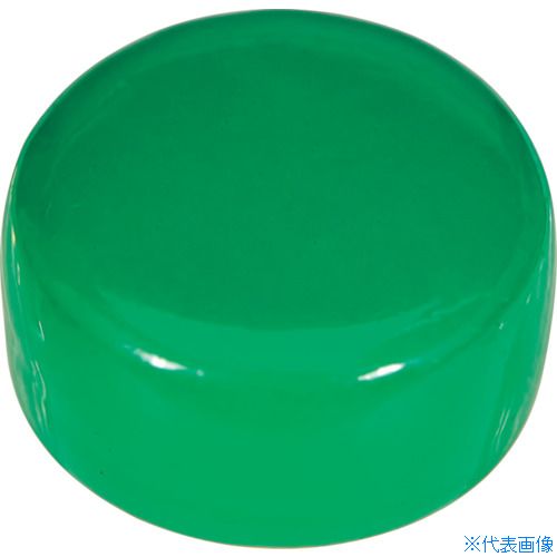 オレンジブック トラスコ中山　TRUSCOTRUSCO フェライトポリアミド磁石 Φ18 緑 1個入 〔品番:TFP181GN〕[ 注番:4894421]特長●耐環境性に優れています。●水に強いです。●フェライト磁石をポリアミドでコーティン...