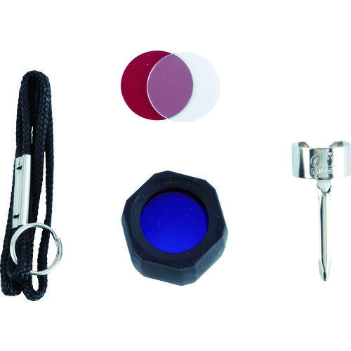 オレンジブック トラスコ中山　TRUSCOMAGLITE アクセサリーキット 〔品番:AM2A016〕[ 注番:4903897]特長●環境に合わせて夜はレッド、霧や煙の中ではブルー、通常時はクリアと視認性の高いレンズにできます。仕様●品名：...