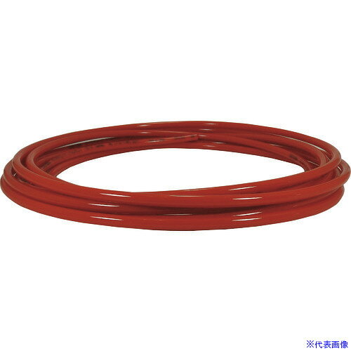オレンジブック トラスコ中山　TRUSCOチヨダ TEタッチチューブ 16mm/20m 赤 〔品番:TE1620R〕[ 注番:4918321]特長●耐油・耐水性に優れています。●柔軟性に優れており、曲げ半径が小さく取れます。●優れた外径精度...