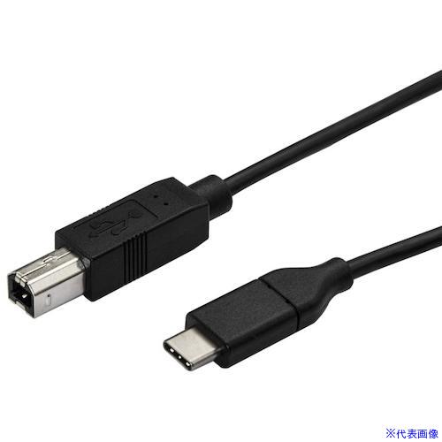 オレンジブック トラスコ中山　TRUSCOStarTech USBケーブル/B−C/3m/USB 2.0/480Mbps/オス・オス/ブラック 〔品番:USB2CB3M〕[ 注番:4928239]特長●周辺機器を自由に配置できる長めの3m尺...