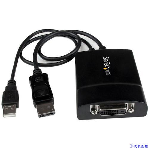 オレンジブック トラスコ中山　TRUSCOStarTech ディスプレイアダプター/DP− DVI/2560x1600/アクティブ変換/USB 〔品番:DP2DVID2〕[ 注番:4929747]特長●DisplayPort-DVIデュアル...