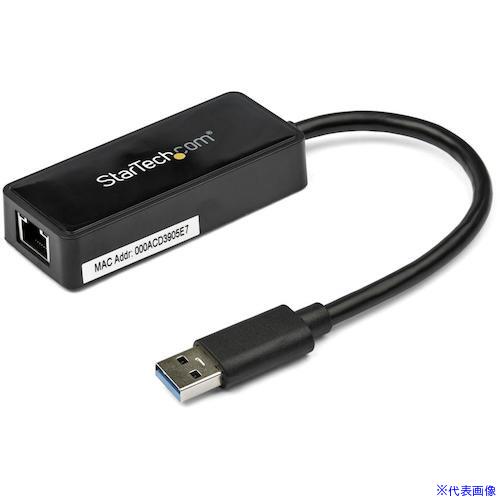 オレンジブック トラスコ中山　TRUSCOスターテック LANアダプター/USB 3.0/1xRJ45/10/100/1000Mbps/1xUSB-A/BK 〔品番:USB31000SPTB〕[ 注番:4929796]特長●パソコンのUSB...
