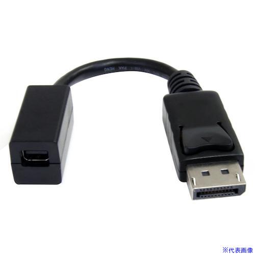 オレンジブック トラスコ中山　TRUSCOStarTech ディスプレイ変換ケーブル/DP − mDP 1.2/15cm/4K60Hz/ブラック 〔品番:DP2MDPMF6IN〕[ 注番:4929801]特長●Mini DisplayPor...
