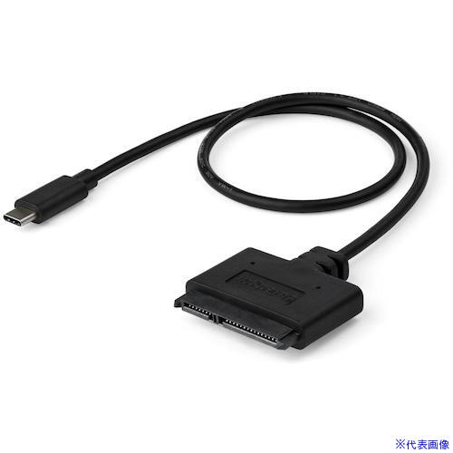 オレンジブック トラスコ中山　TRUSCOStarTech USBケーブル/USB−C − SATA/2.5” SATA SSD/HDD/10 Gbps/TB3 〔品番:USB31CSAT3CB〕[ 注番:4932930]特長●ノートPCの...
