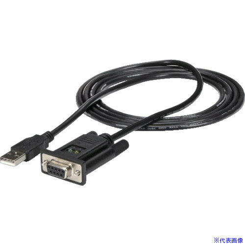 オレンジブック トラスコ中山　TRUSCOStarTech シリアル変換ケーブル/USB−A − RS232Cクロス/1.7m/921.6Kbps/BK 〔品番:ICUSB232FTN〕[ 注番:4932936]特長●パソコンにヌルモデムR...