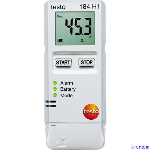 オレンジブック トラスコ中山　TRUSCOTESTO 温湿度データロガー testo 184 H1 〔品番:TESTO184H1〕[ 注番:4941586]特長●ソフトウェア不要で自動でPDFレポートができます。●ダイレクトUSB接続です。...