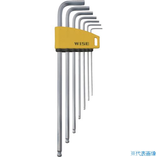 オレンジブック トラスコ中山　TRUSCOWISE 硬質ボールポイント六角棒レンチ ロング 7本組 〔品番:WLB330N7S〕[ 注番:4955397]特長● ボールポイントで本締めが可能。●カドがナメにくく、高いトルクに対応しています。...