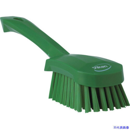 オレンジブック トラスコ中山　TRUSCOVikan ショートハンドルブラシ 4192 グリーン 〔品番:41922〕[ 注番:4968131]特長●清掃効率を追求したデザインのブラシです。用途●厨房機器や機械の洗浄などオールラウンド。仕様...