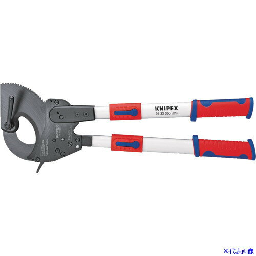オレンジブック トラスコ中山　TRUSCOKNIPEX 【売切廃番】9532−060 ラチェット式ケーブルカッター ハンドル伸縮幅600−810mm 〔品番:9532060〕[ 注番:4970934]特長●ハンドルの長さは多段階に伸縮可能で...