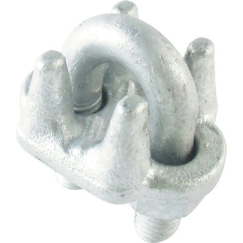 オレンジブック トラスコ中山　TRUSCOTRUSCO 鍛造ワイヤクリップ 6mm メッキ 〔品番:TWCF06〕[ 注番:4971833]特長●ワイヤのアイ加工が現場で容易に行えます。●メッキ付の為、耐食性にも優れています。●鍛造品ですの...