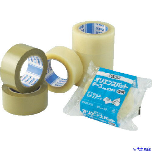 オレンジブック トラスコ中山　TRUSCO積水 オリエンスパットテープ#830S 50x50 ブラウン 〔品番:P60SB03〕[ 注番:4977165]特長●手で切断できる、強度に優れたOPPテープです。●ゴム系接着剤を使用していますので...