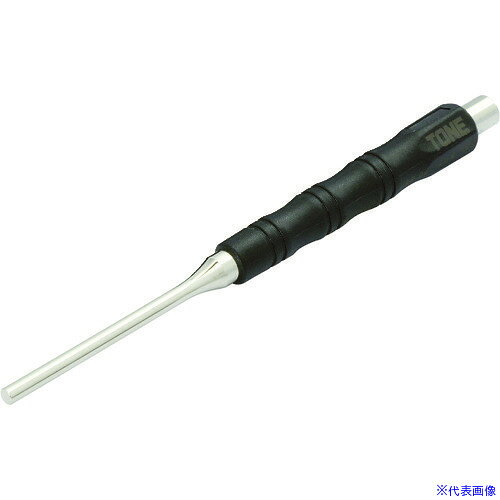 オレンジブック トラスコ中山　TRUSCOTONE ピンポンチ4mm 〔品番:PP04〕[ 注番:4981537]特長●平行ピン・スプリングピン・テーパーピンの抜き差し作業に最適です。●握りやすく、すべりにくい凹凸形状グリップです。●転がり...
