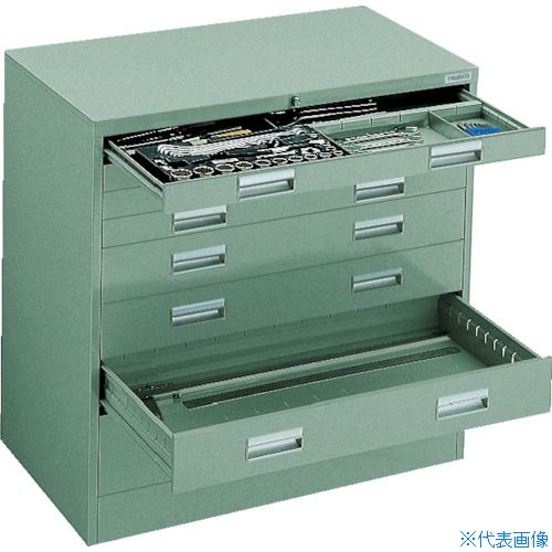 オレンジブック トラスコ中山　TRUSCOTRUSCO WVR型キャビネット 880X500XH880 引出8段 〔品番:WVRL8W〕[ 注番:5008549]特長●引き出しサイズが2種類あり工具や部品の管理に最適です。●オールロック機構...