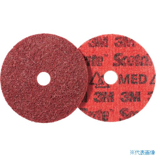 オレンジブック トラスコ中山　TRUSCO3M スコッチ・ブライト プレシジョンSCディスク Medium 100mm x 16mm 〔品番:PSCDM100X16H〕[ 注番:5010212]特長●3M社の精密成型砥粒を採用している為、メ...