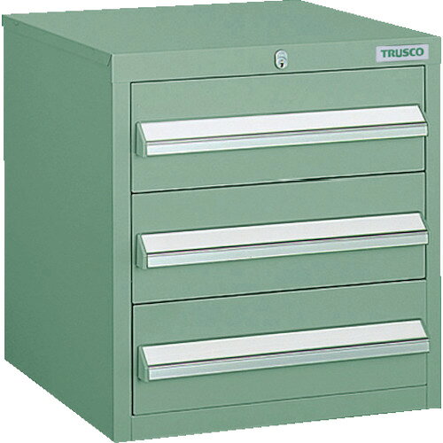 オレンジブック トラスコ中山　TRUSCOTRUSCO LVR型キャビネット 392X412XH420 引出3段 緑 〔品番:LVR424〕[ 注番:5021049]特長●軽量型で卓上用でも使用できるキャビネットです。●オールロック機構です...