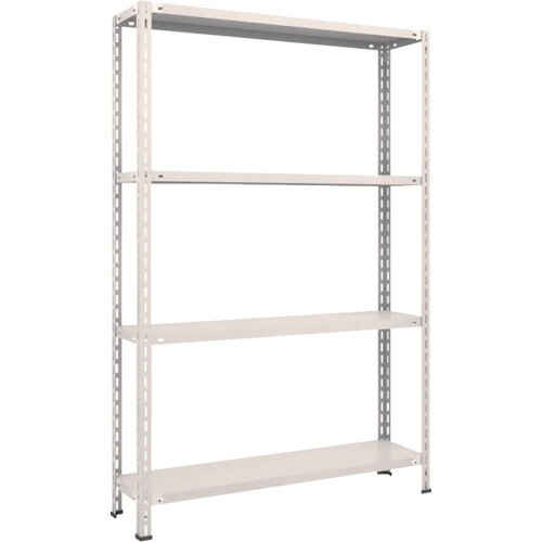 オレンジブック トラスコ中山　TRUSCOTRUSCO スチールラック 軽量棚 中棚ボルトレス型1200X300X1800 4段 ネオグレー 〔品番:L64V14〕[ 注番:5025508]特長●組み立て簡単、今までボルト組みをしていた手間...