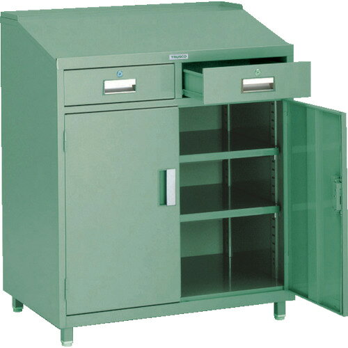 オレンジブック トラスコ中山　TRUSCOTRUSCO ワークデスク 900X600XH1100 〔品番:TY3510〕[ 注番:5053650]特長●現場立デスクとして幅広く使用されています。●立ちながらの作業がしやすいよう、デスク面を傾...