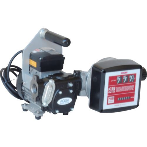 オレンジブック トラスコ中山　TRUSCOアクアシステム 流量計付電動ハンディポンプ (100V) 灯油 軽油 〔品番:K33EVP56〕[ 注番:5096821]特長●灯油・軽油の流量が確認できる、電動100Vポンプ（EVP56-100）...