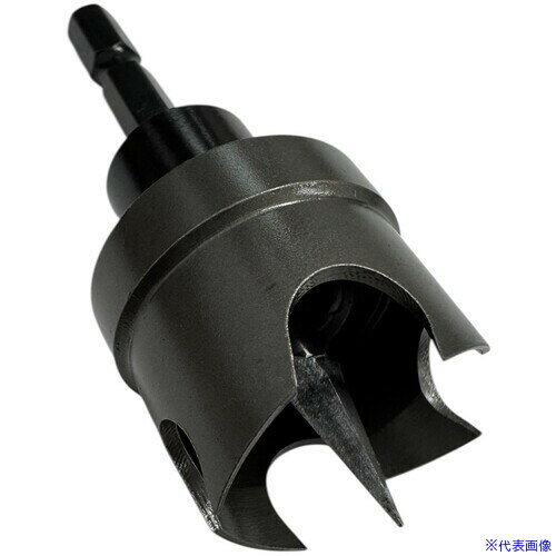 オレンジブック トラスコ中山　TRUSCOKIドリル 六角軸ビニールホルソー35 〔品番:KVR35〕[ 注番:5112405]特長●プールBOX（樹脂）穴あけ作業に最適です。●塩ビパイプを綺麗に貫通可能です。●ビニール板貫通の瞬間、切片が...