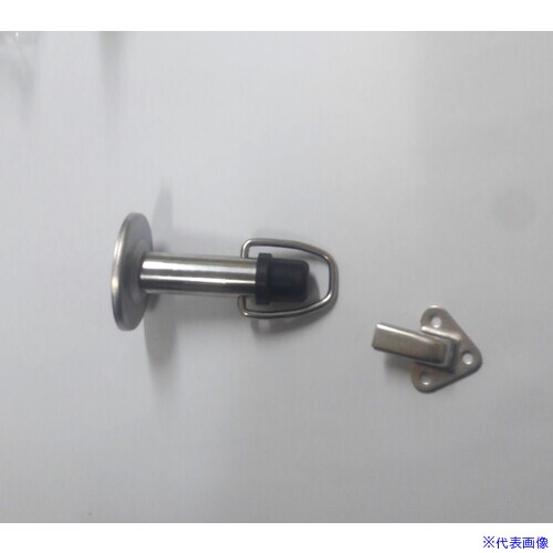 オレンジブック トラスコ中山　TRUSCOナカニシ ステンレス巾木付け戸当り SUS−TA−1 〔品番:SUSTA1〕[ 注番:5112473]特長●扉を開いたまま固定できます。用途●巾木付け用の戸当りです。仕様●色：バレル研磨 ゴム：ブラ...