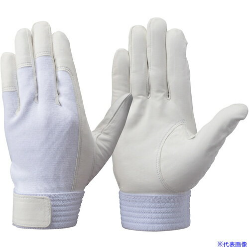 オレンジブック トラスコ中山　TRUSCOトンボレックス 甲部ニット付羊革製手袋 ホワイト 〔品番:RS601WLL〕[ 注番:5117045]特長●羊革＆甲側ニットで作業性抜群です。仕様●色：ホワイト●サイズ：LL●全長(cm)：23●手...