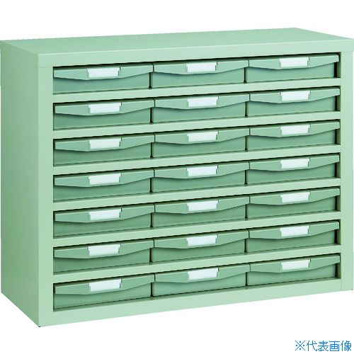 オレンジブック トラスコ中山　TRUSCOTRUSCO 引き出しユニット 795X307XH605 AW2NGX21 〔品番:VA67AW〕[ 注番:5117879]特長●横型タイプの部品管理ケースです。●奥行が307mmなので、作業台に置...
