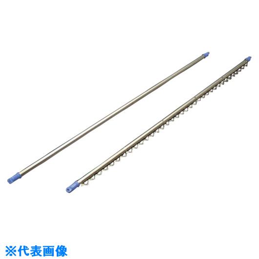 オレンジブック トラスコ中山　TRUSCOIRIS 528015 ステンレスものほし竿(ハンガー掛付) SU−400H(4m) ブルー 〔品番:SU400H〕[ 注番:5140081]特長●丈夫で清潔、サビにくいステンレス被覆鋼管を使用した...