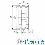 オレンジブック トラスコ中山　TRUSCOEVN ブッシングプーリー SPB 132mm 溝数4 〔品番:SPB1324〕[ 注番:5143900]特長●軸穴・キー溝加工などが不要となり、納期管理が容易となります。●適用ブッシング　2012...