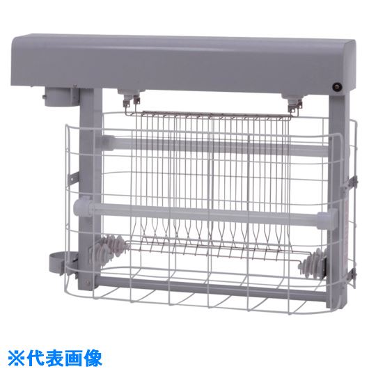 オレンジブック トラスコ中山　TRUSCOSURE 電撃殺虫器(屋外用)GK−7010Z−200V 〔品番:GK7010Z200V〕[ 注番:5161312]特長●近紫外線の波長で虫を誘引し、電撃で捕殺します。●壁面、ポール、コンクリート柱...