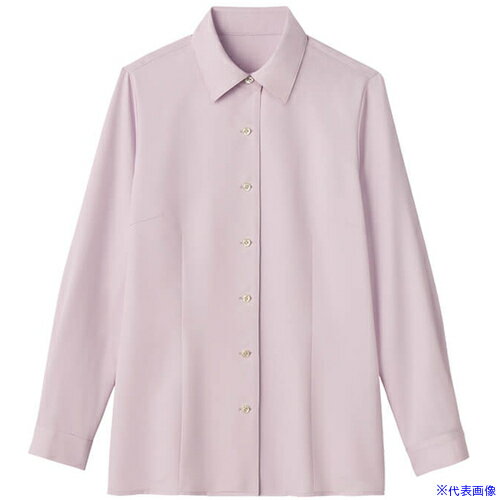オレンジブック トラスコ中山　TRUSCOGROW ブラウス シャツ レディース 長袖 ピンク 9号 〔品番:GBLL1868D109〕[ 注番:5206759]特長●カルゼ織の高級感ある素材を使用した、レディース長袖ブラウスです。●吸汗速...