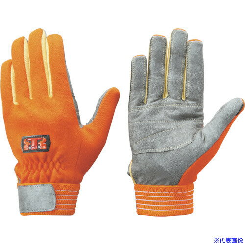 オレンジブック トラスコ中山　TRUSCOトンボレックス 消防活動用耐切創手袋 オレンジ TONBOREX 〔品番:K707HTRLL〕[ 注番:5219405]特長●耐切創強度に優れたパラ系アラミド繊維製ニットを本体に使用し、手のひら側に...