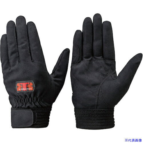 オレンジブック トラスコ中山　TRUSCOトンボレックス 人工皮革製手袋 当て付きタイプ ブラック 〔品番:EREX22BKLL〕[ 注番:5220945]特長●スエードタイプの人工皮革ならではの特徴である適度な滑りがロープ結索の反復練習に...