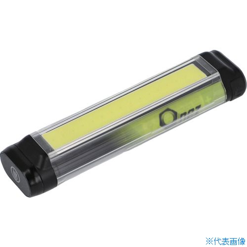 オレンジブック トラスコ中山　TRUSCOGENTOS LEDハンディワークライト Onez334D 〔品番:OZ334D〕[ 注番:5222688]特長●COB LEDを搭載した乾電池式小型ワークライトです。●底面マグネット付きで固定する...