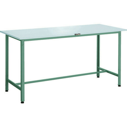 オレンジブック トラスコ中山　TRUSCOTRUSCO 軽荷重立作業台(300kg)HAE型 1200X750XH900 ステンレス張り グリーン色 〔品番:HAES1200〕[ 注番:5222702]特長●錆の発生を抑えるよう、天板にステ...