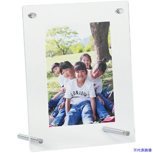 オレンジブック トラスコ中山　TRUSCOArTeC アクリルフォトフレーム(5289) 〔品番:5289〕[ 注番:5224846]特長●横にも縦にも設置できる。透明なフォトフレームで、インテリアとしても最適です。用途●原稿確認後加工約2...