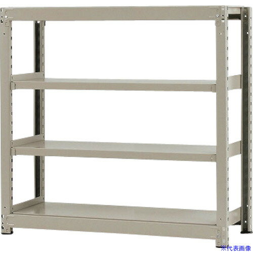 オレンジブック トラスコ中山　TRUSCO北島 中量500K単体W1200XD900XH1200ニューアイボリ—4段 〔品番:T500120901204〕[ 注番:5258739]特長●ボルトレスで組立が簡単しかも1段／耐荷重が500kgで...