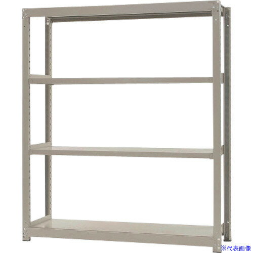 オレンジブック トラスコ中山　TRUSCO北島 中量300K単体W1500XD750XH1800ニューアイボリ—4段 〔品番:T300150751804〕[ 注番:5259147]特長●ボルトレスで組立が簡単しかも1段／耐荷重が300kgで...