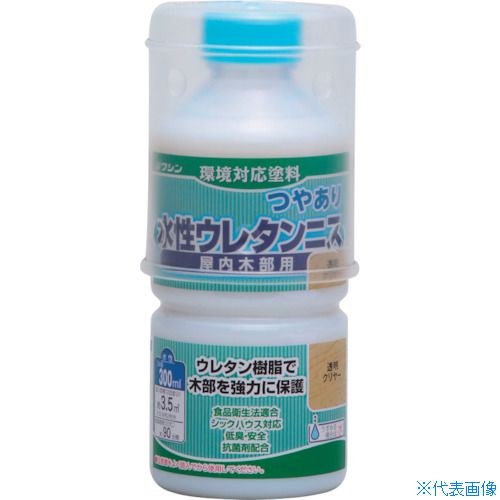 オレンジブック トラスコ中山　TRUSCO和信ペイント 水性ウレタンニス 透明クリヤー 300ml 〔品番:941301〕[ 注番:5290518]特長●耐久性があり、低臭で安全な扱いやすい屋内用ニスです。●臭いが少なく、扱いやすい水性塗料...