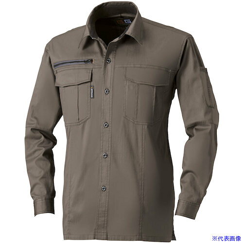 オレンジブック トラスコ中山　TRUSCOG.G. 165 長袖シャツ カーキ 6L 〔品番:165916L〕[ 注番:5290841]特長●綿の肌触りとストレッチ性を融合した作業服です。●動きやすさと綿同等の耐火性を併せ持つ素材を使用して...