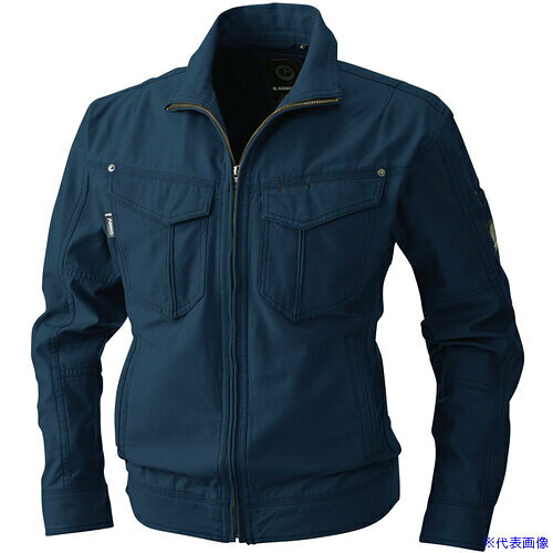 オレンジブック トラスコ中山　TRUSCOG.G. 5773 長袖ブルゾン ネイビー L 〔品番:57731L〕[ 注番:5290965]特長●防縮性、吸汗性を兼ね備えた綿100％素材です。●製品洗い加工によるソフトな着心地の人気商品●肌触...